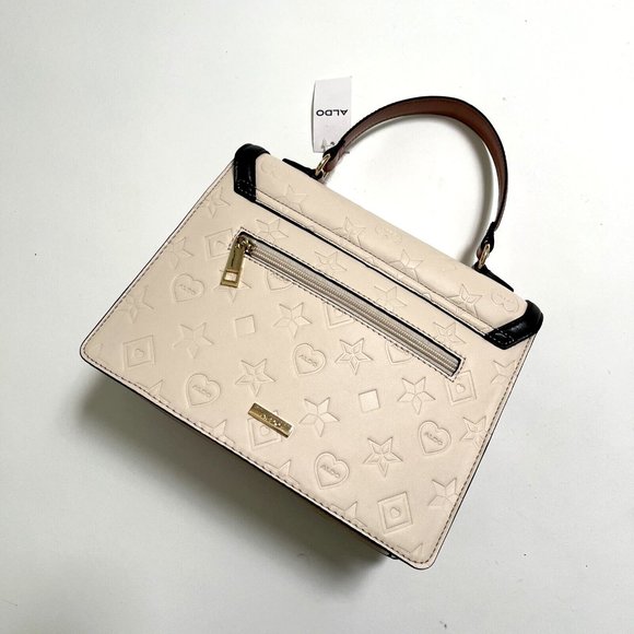 Aldo | Bags | Nwt Original Aldo Top Handle Crossbody Bag Embossed Heart ...
